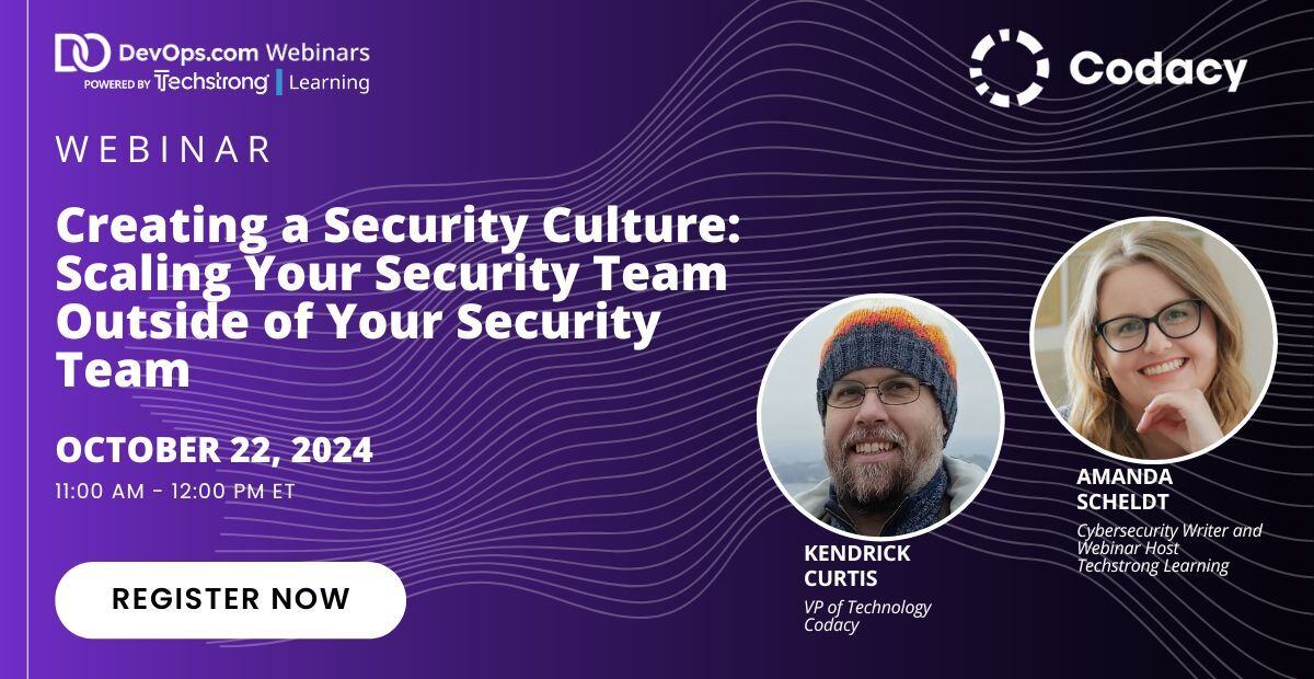 On-demand webinar Creating a Security Culture